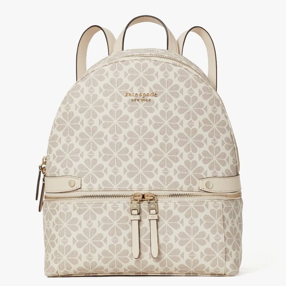kate spade | Bags | New Kate Spade Spade Flower Coated Canvas Medium ...